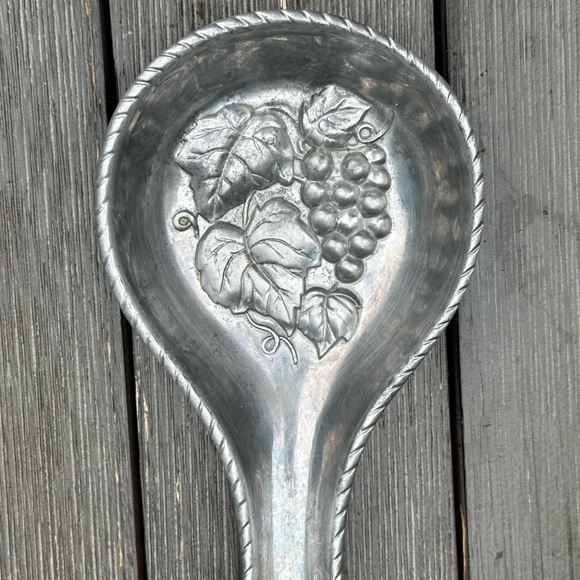Lenox | Kitchen | Lenox Pewter Grape Weave Spoon Rest | Poshmark
